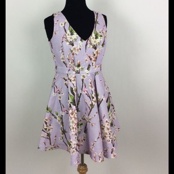Gianni Bini | Dresses | New Gianni Bini Purple Floral Dress | Poshmark